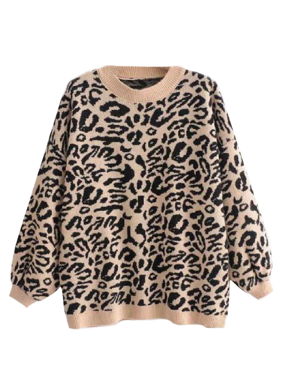 'Kanya' Crewneck Leopard Print Sweater (3 Colors) – Goodnight Macaroon